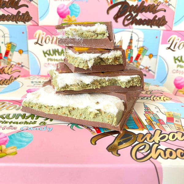 Kunafa Chocolate met Cotton Candy – Milad Food